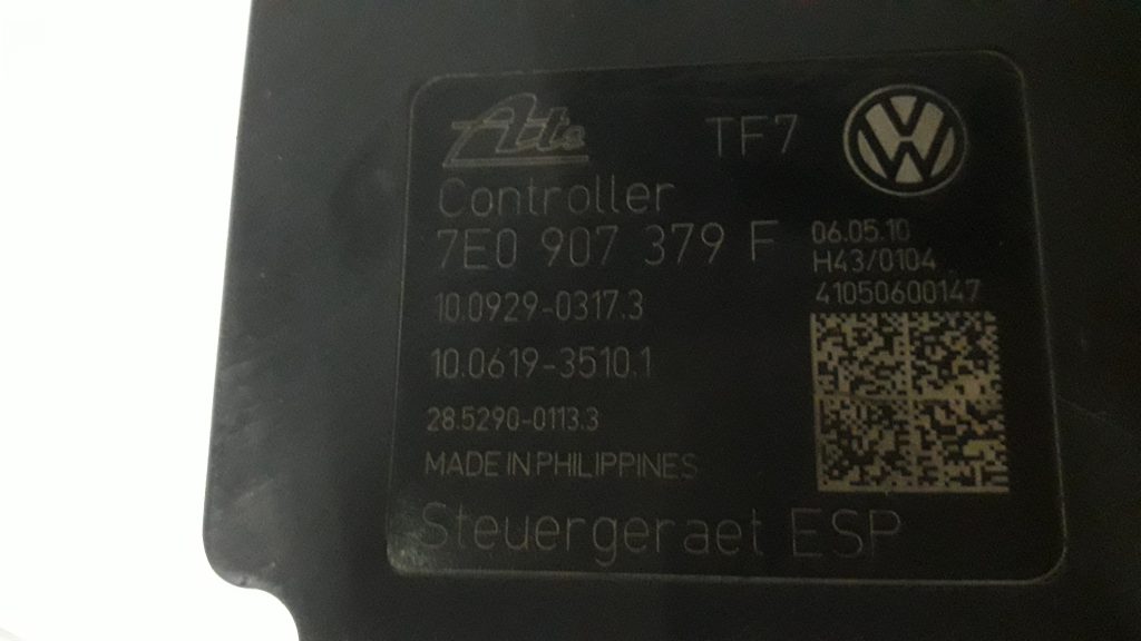 VW Transporter T5 ABS Pump 7E0907379F