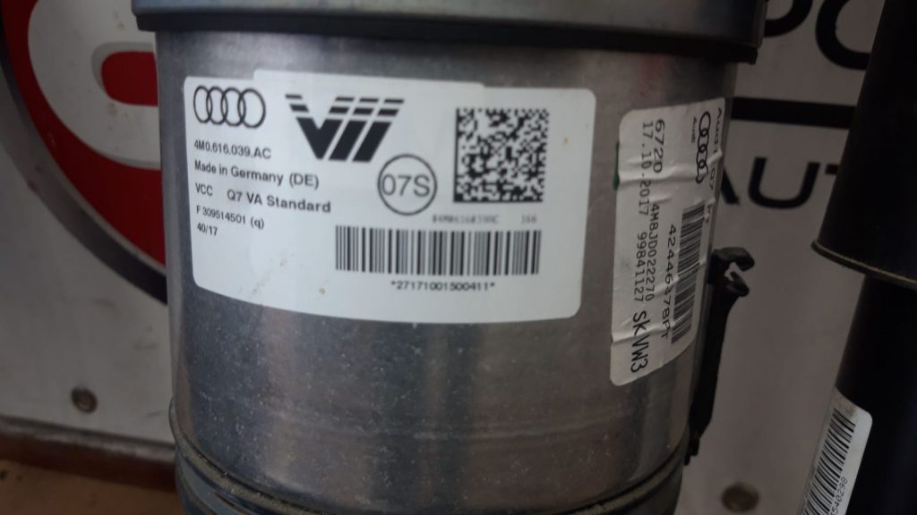 Audi Q7 4M air suspension built-in set of cable harness