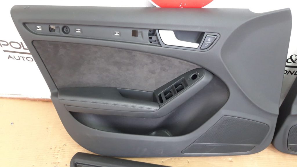 Audi A5 8T Sportback Set Door Panels Leather / Alcantara