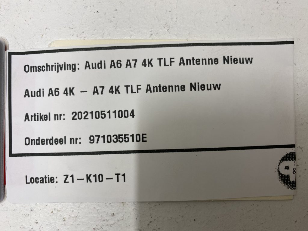 Audi A6 4K - A7 4K8 TLF Antenna New 971035510E