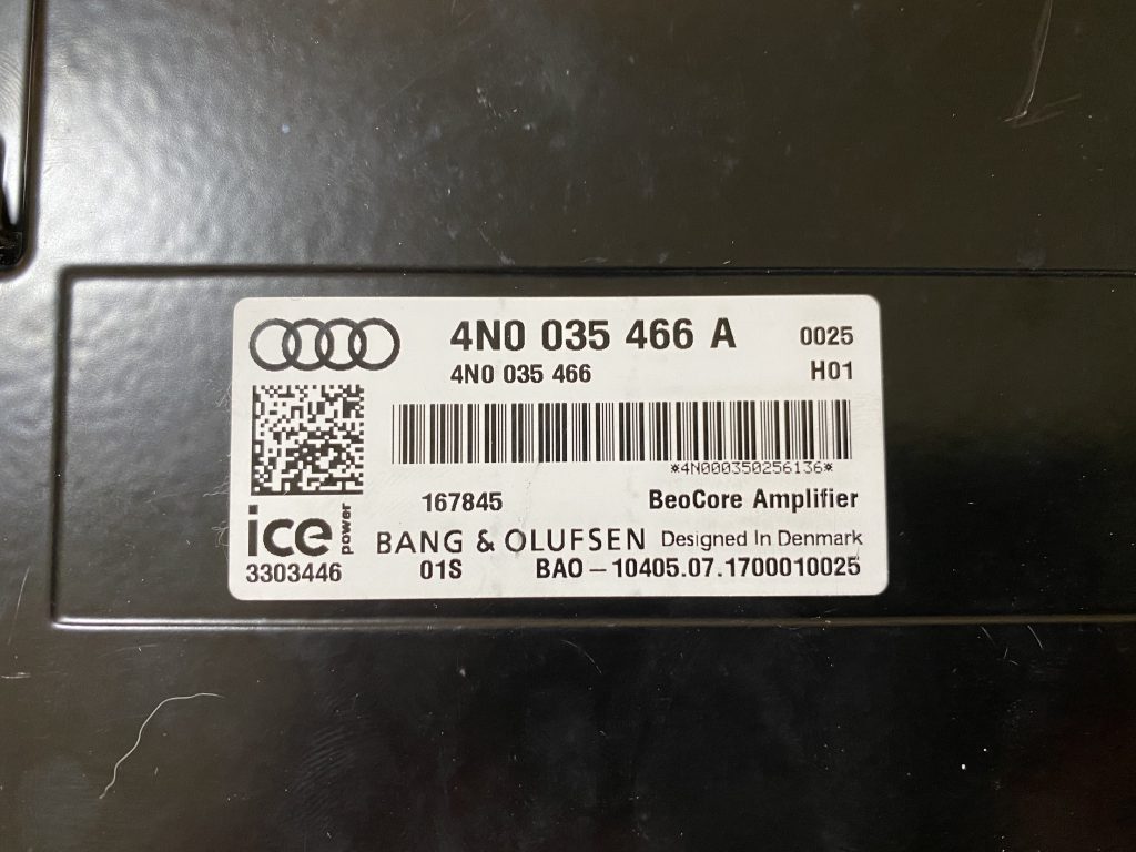 AUDI A6 4K SOUND System B & O 4N0035466A