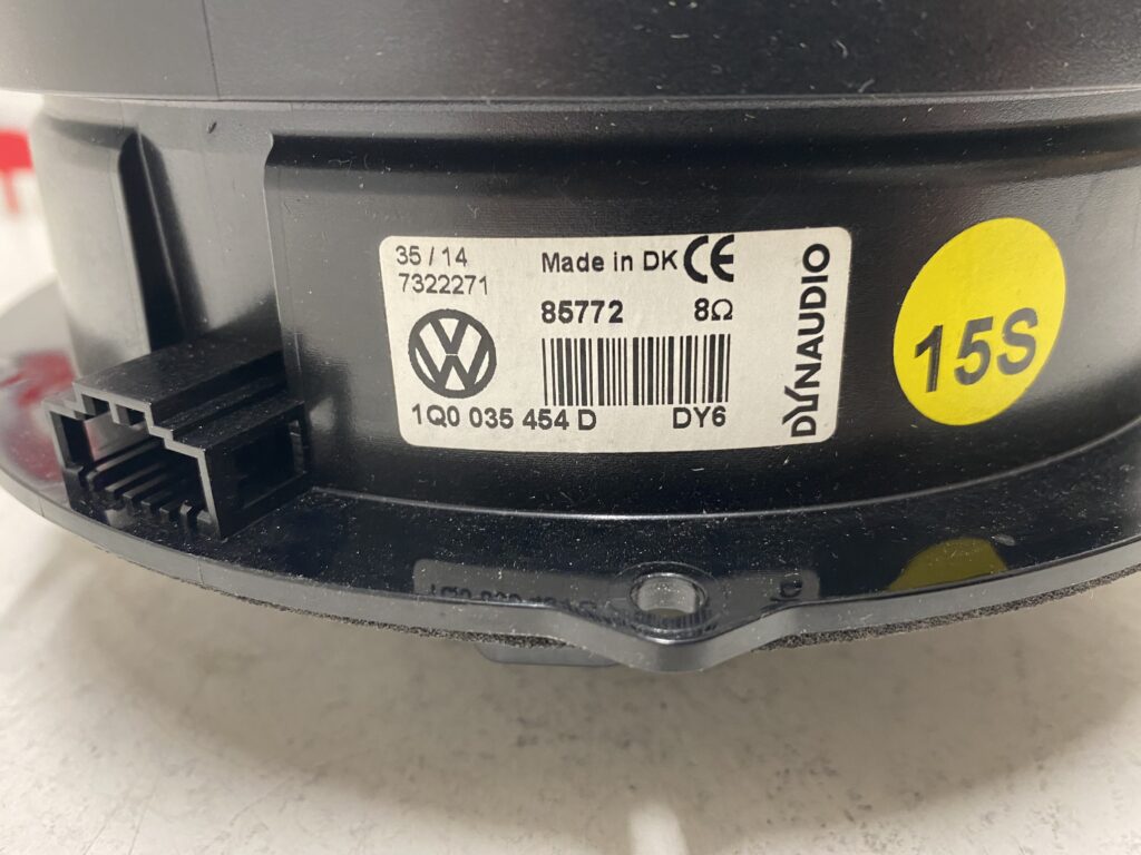 VW Tiguan 5NA Dynaudio Speaker Rear 1Q0035454D