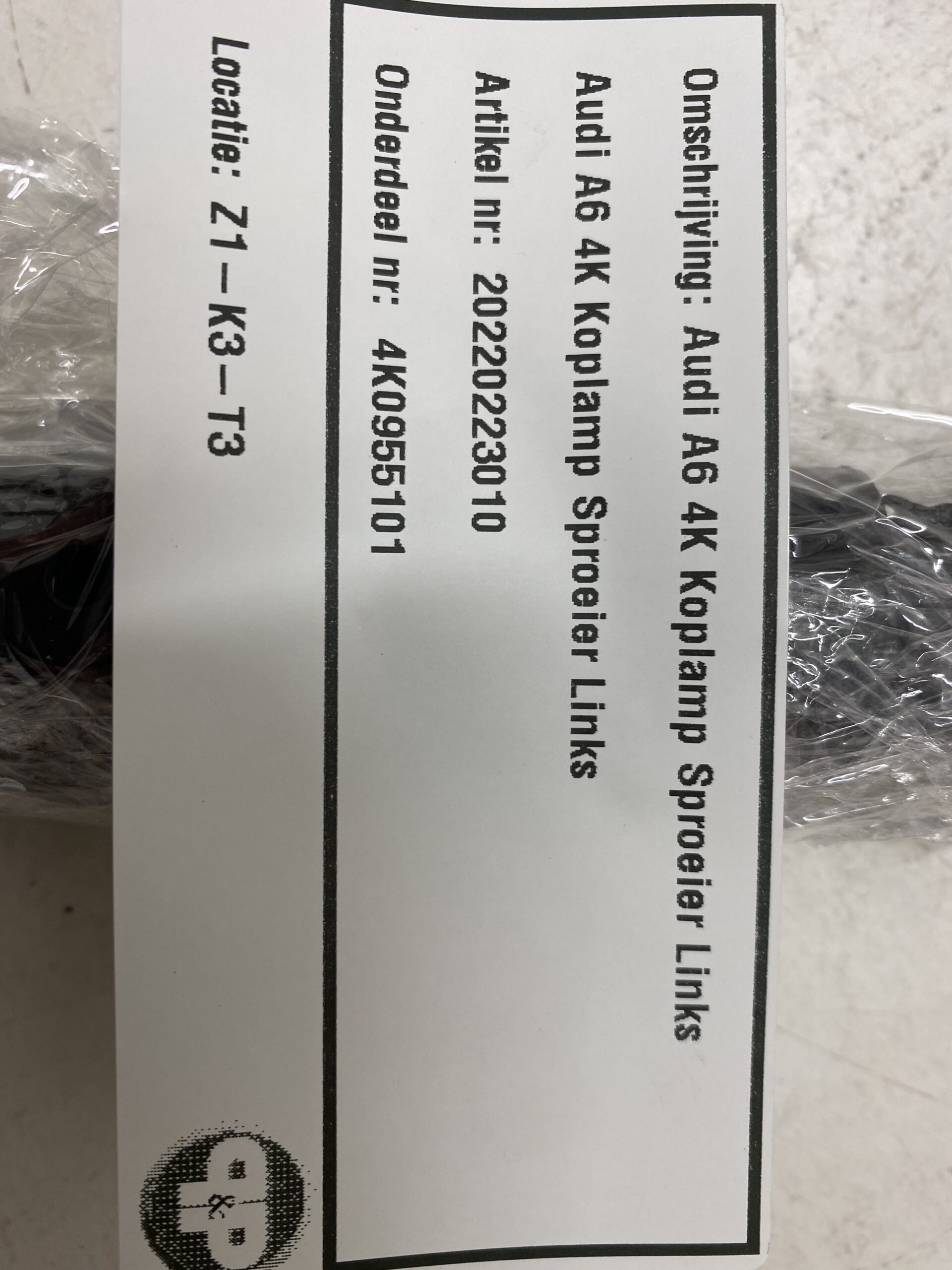 Audi A6 4K Headlight Washer Left 4K0955101