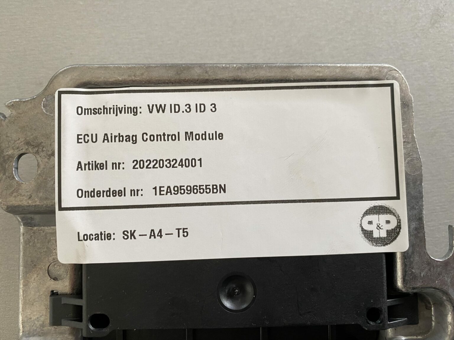VW ID3 ID.3 ECU Airbag Control Module 1EA959655BN - Polat & Polat