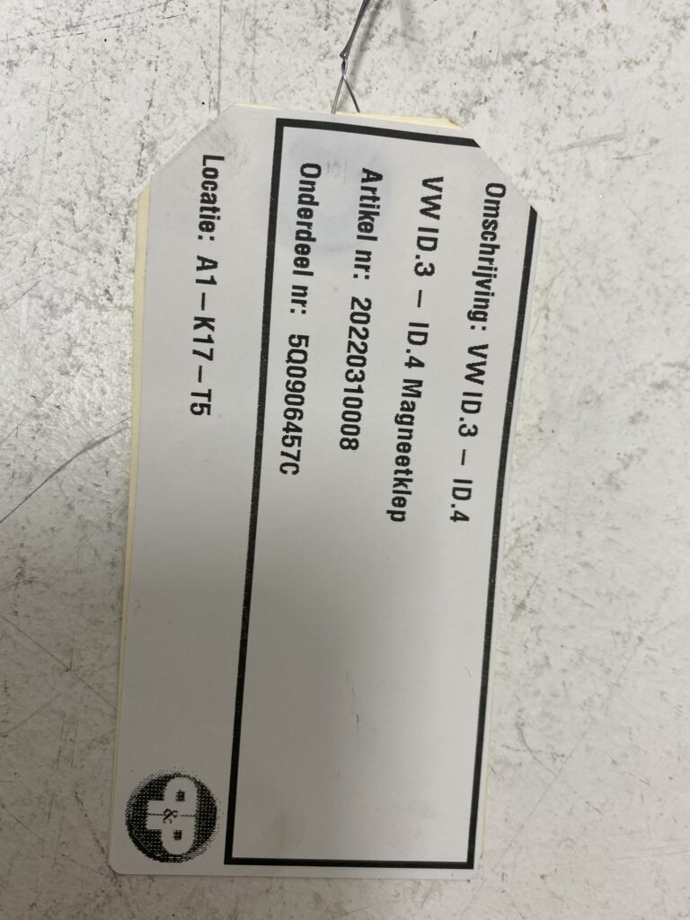 VW ID.3 ID.4 Solenoid valve 5Q0906457C