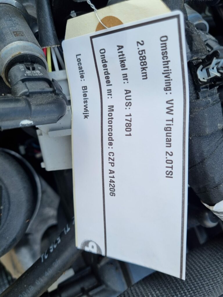 VW Tiguan 5NA 2.0TSI Engine CZP