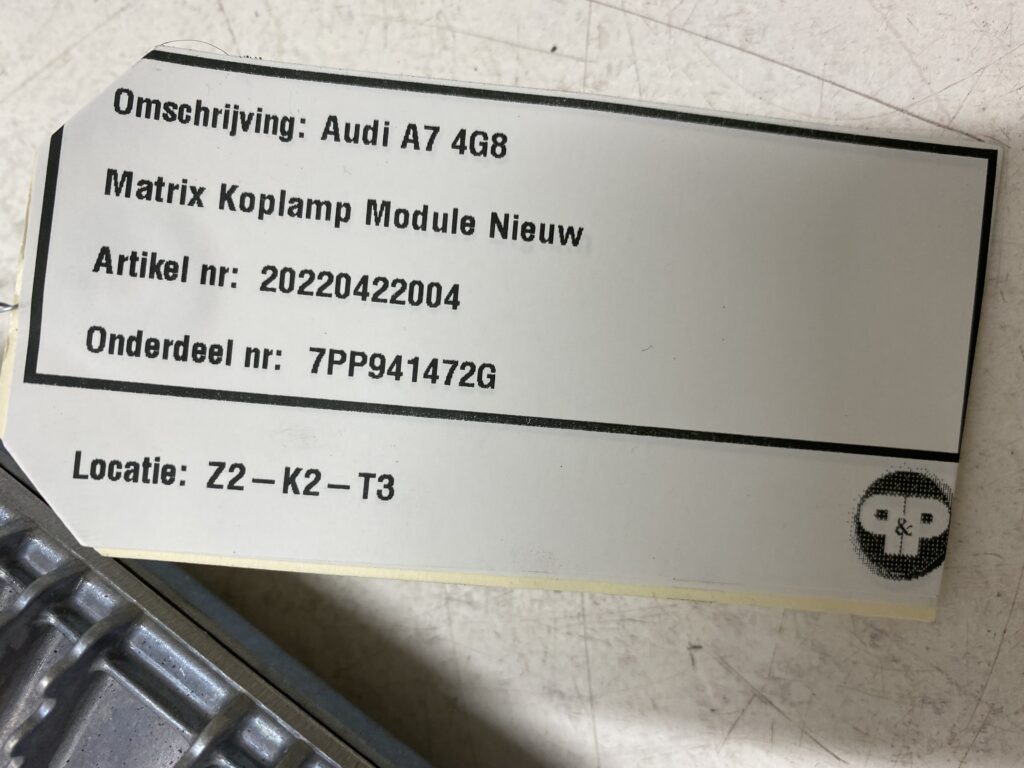 Audi A7 4G8 Matrix Headlight Module New 7PP941472G