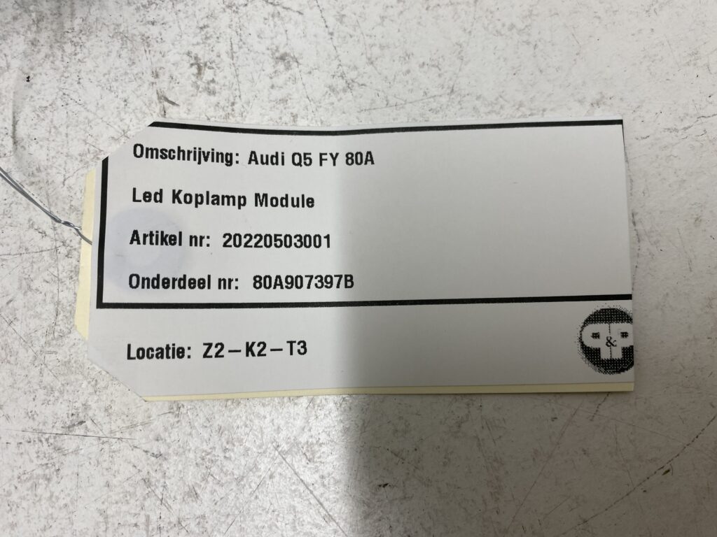 Audi Q5 FY Led Headlight Module 80A907397B