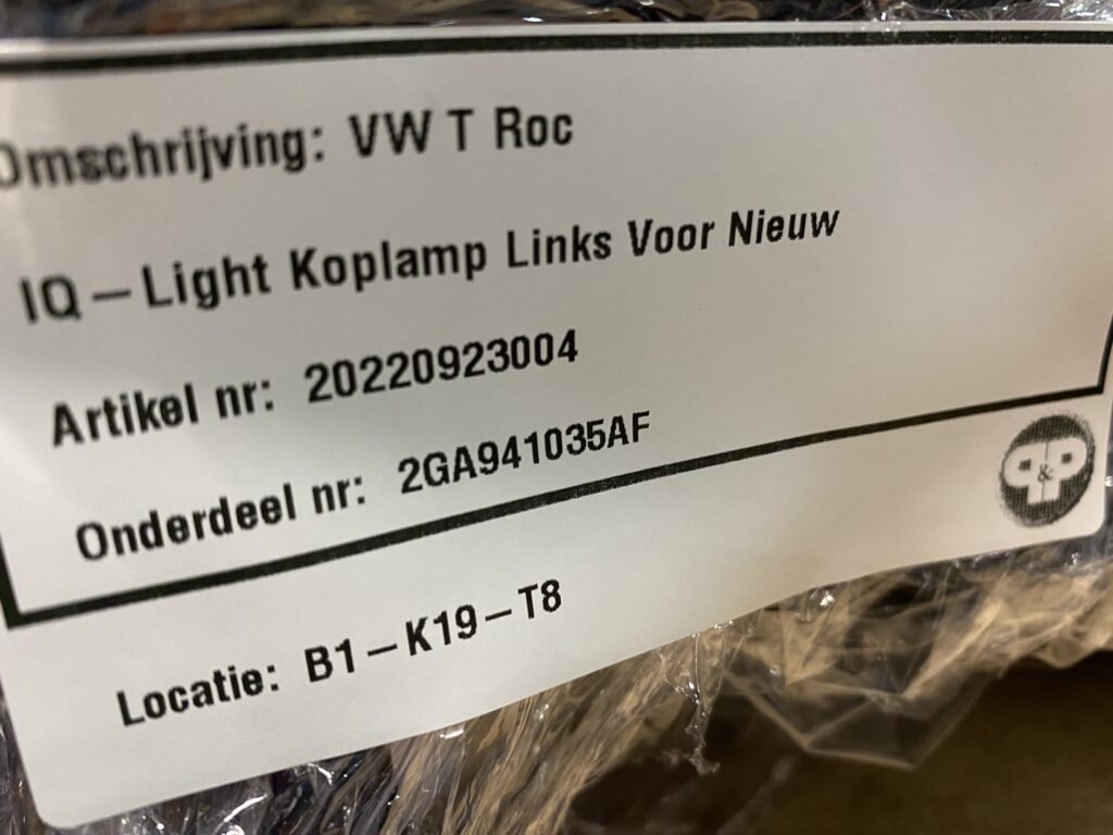 VW T Roc IQ-Light Headlight Left New 2GA941035AF