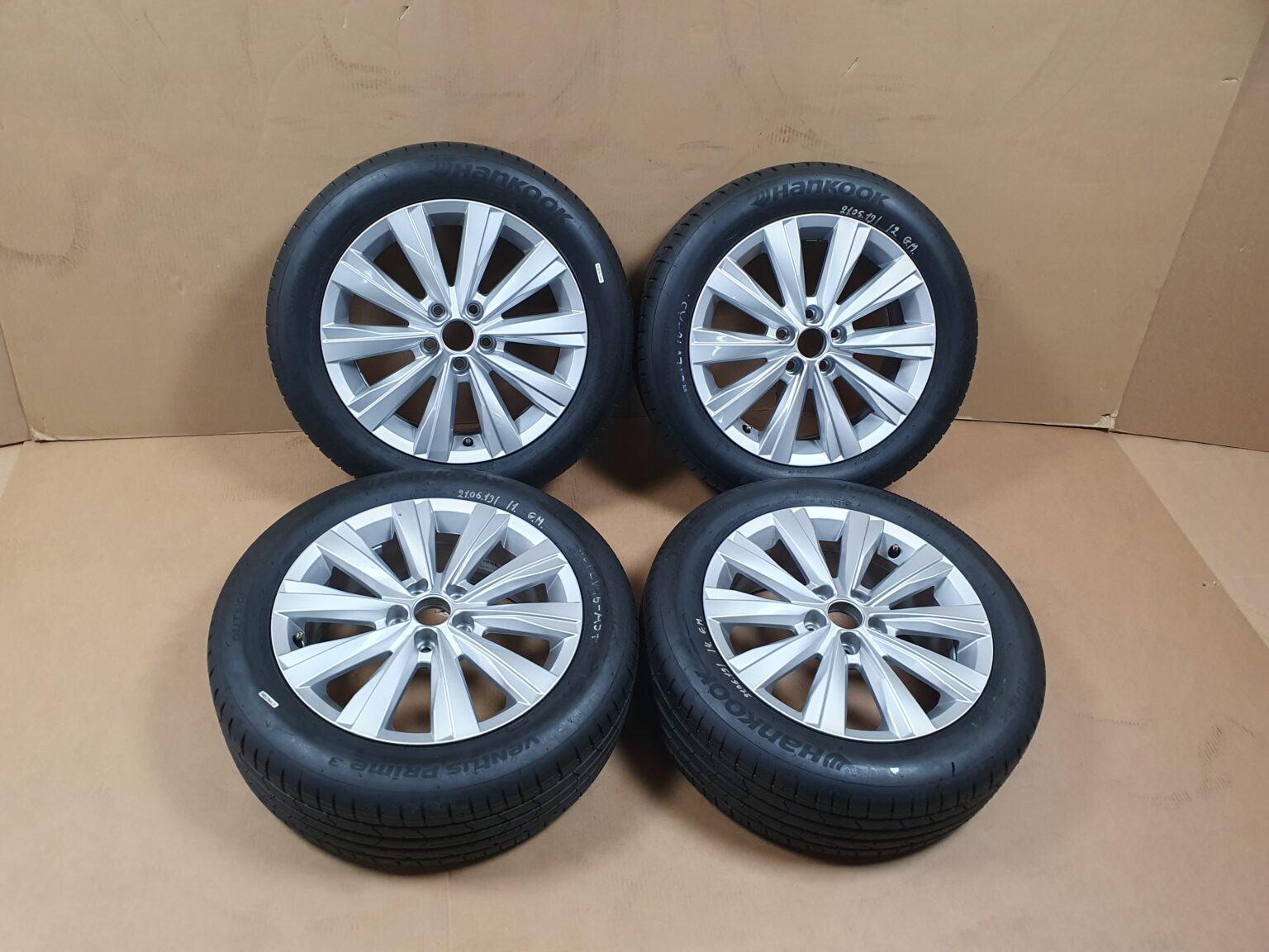 15 Inch VW POLO 2G Rims + Tire Set 2G0601025S