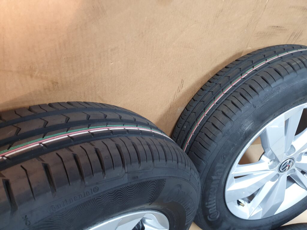 15 Inch VW Polo 2G Rims + Tire Set 2G0601025AD