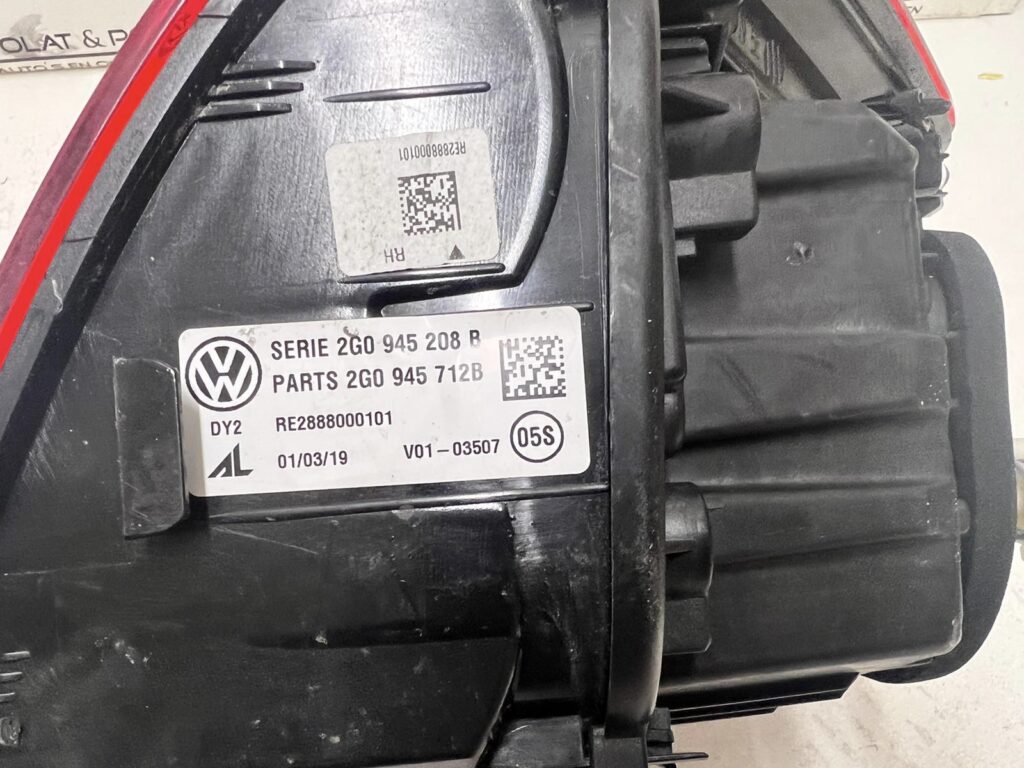 VW Polo 2G Led Rear Lights Set 2G0945207B