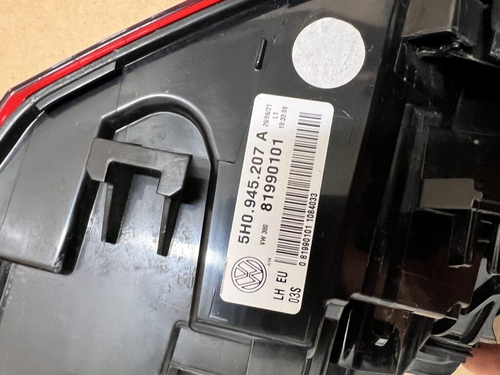 set of VW Golf 8 IQ LED taillights