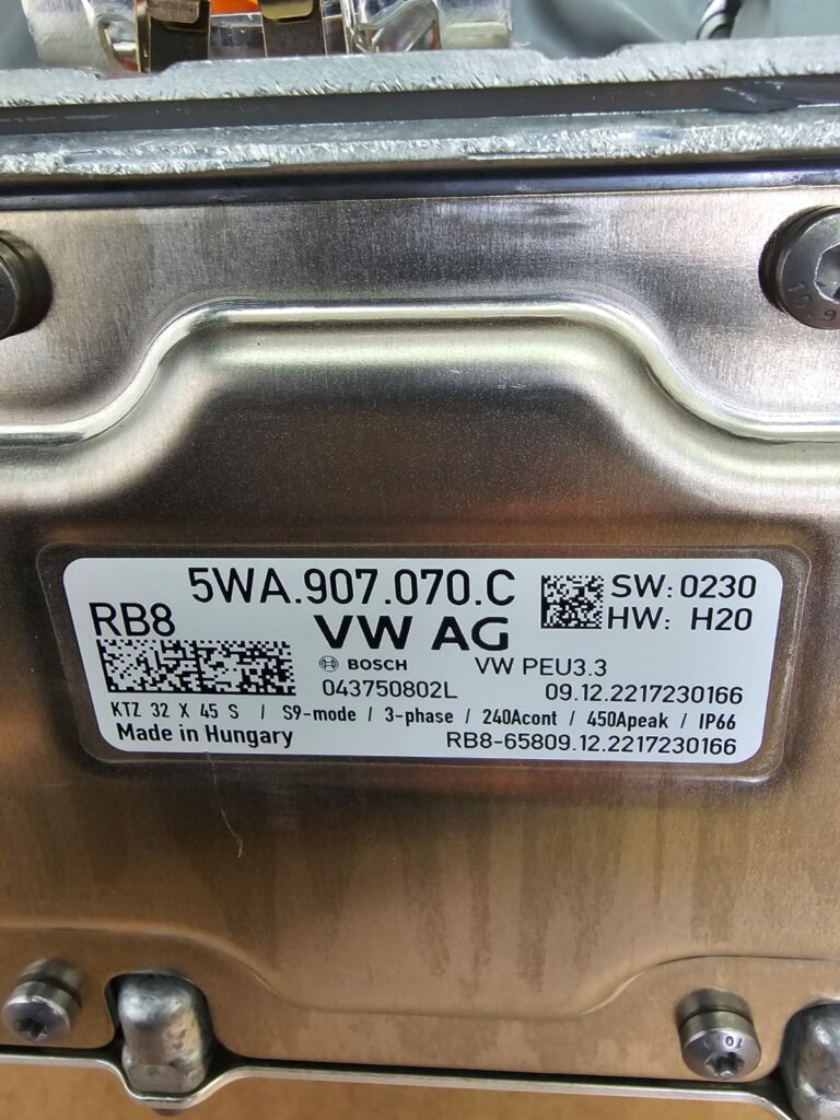 VW Golf 8 Gte Power and Control Electronics