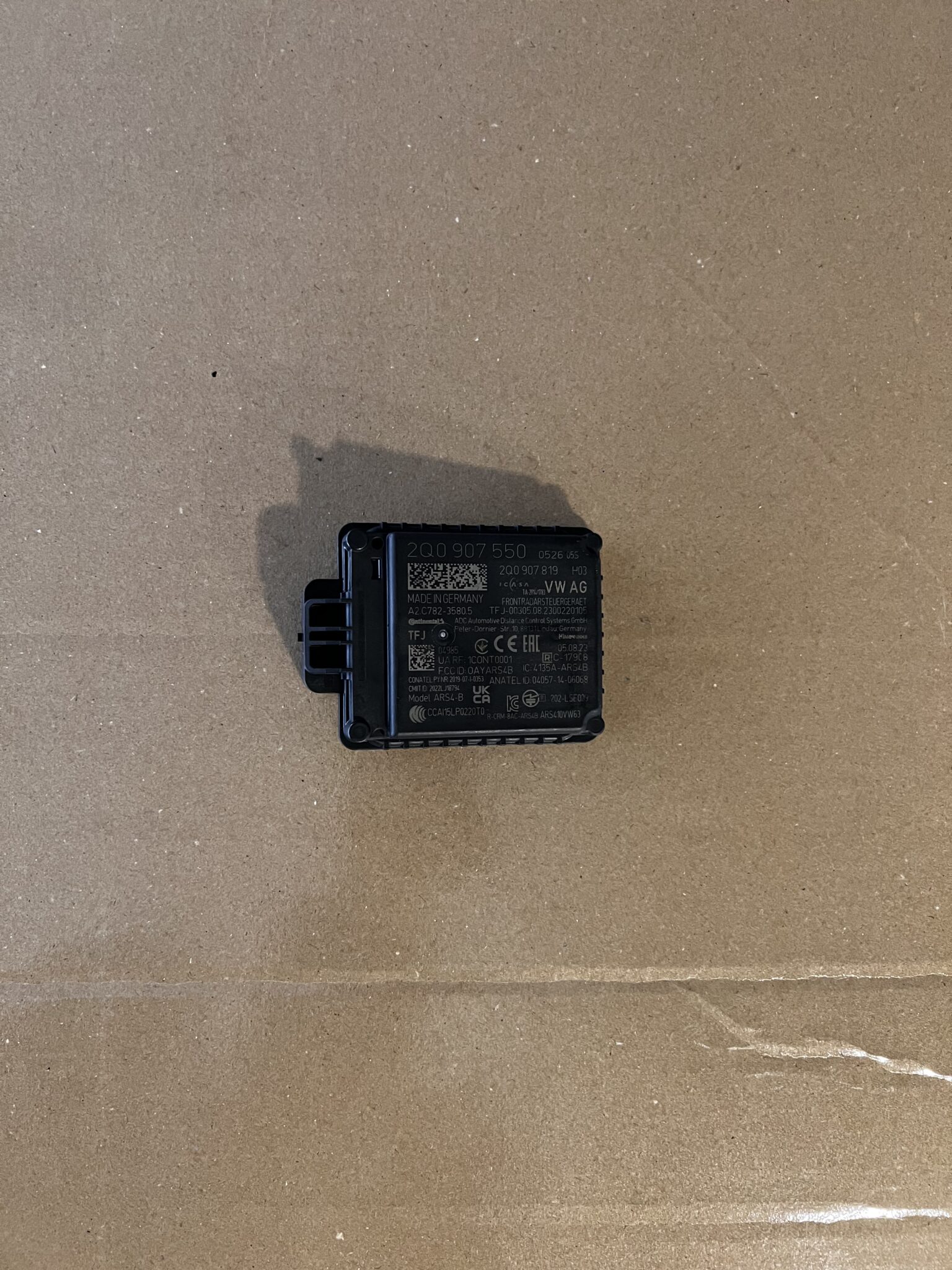VW Passat B8 Radar Sensor