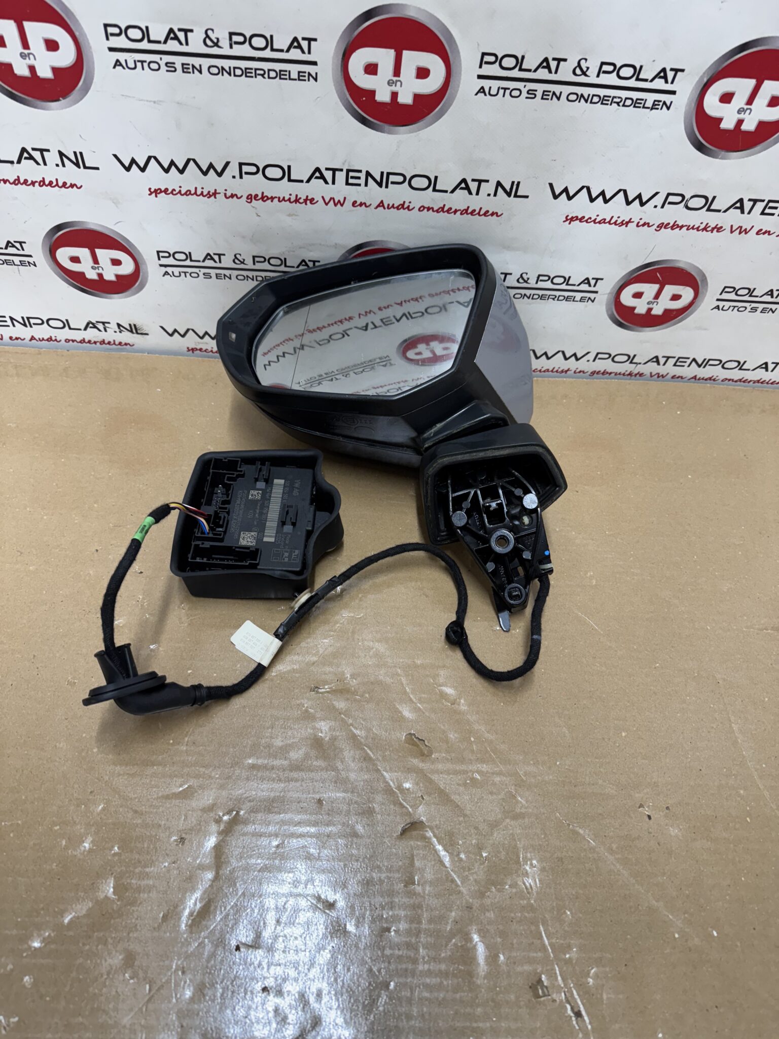 Audi Q3 F3 exterior mirror left electrically folding LZ7G